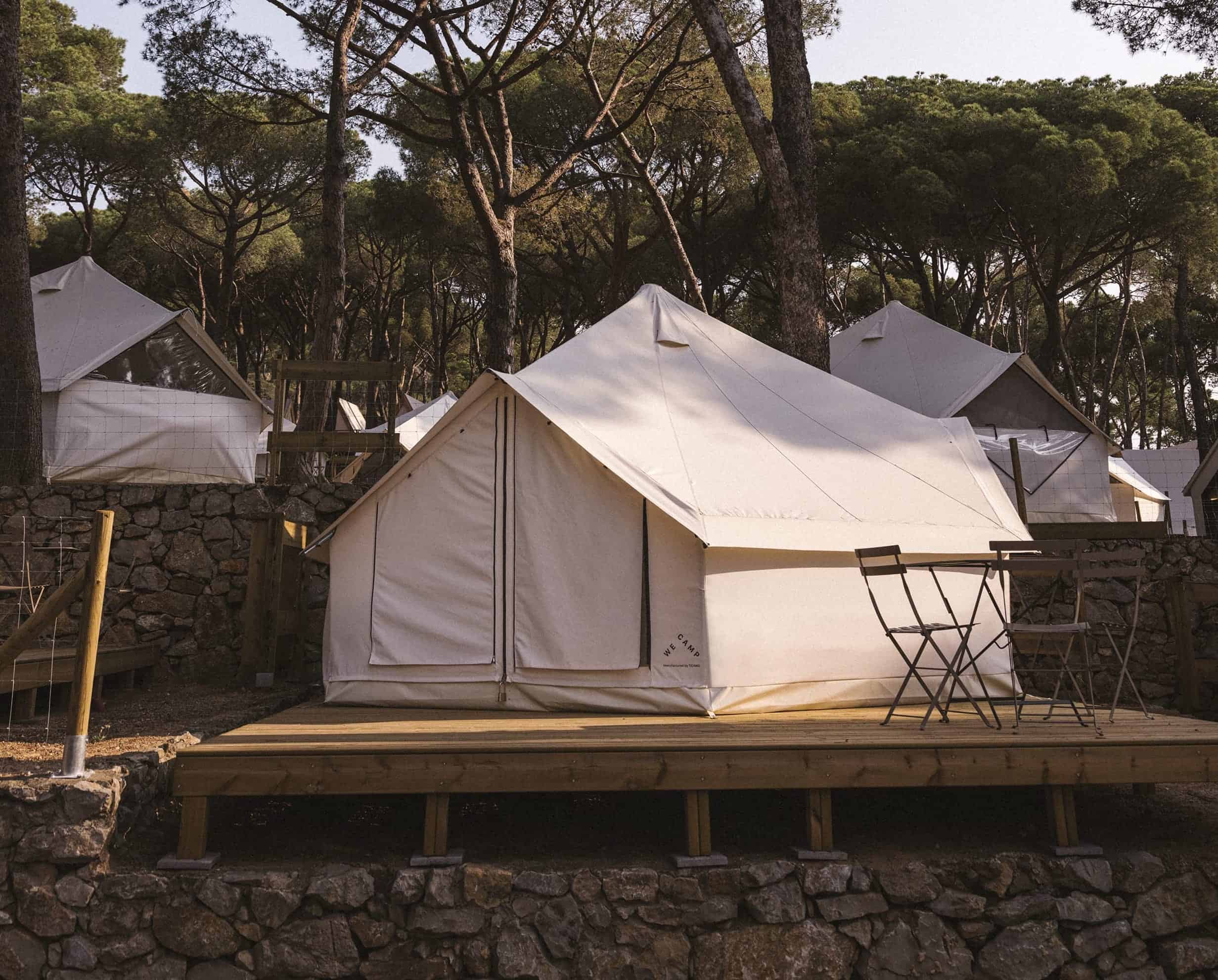 Unique accommodations - Bell Tent | wecamp Cala Montgó